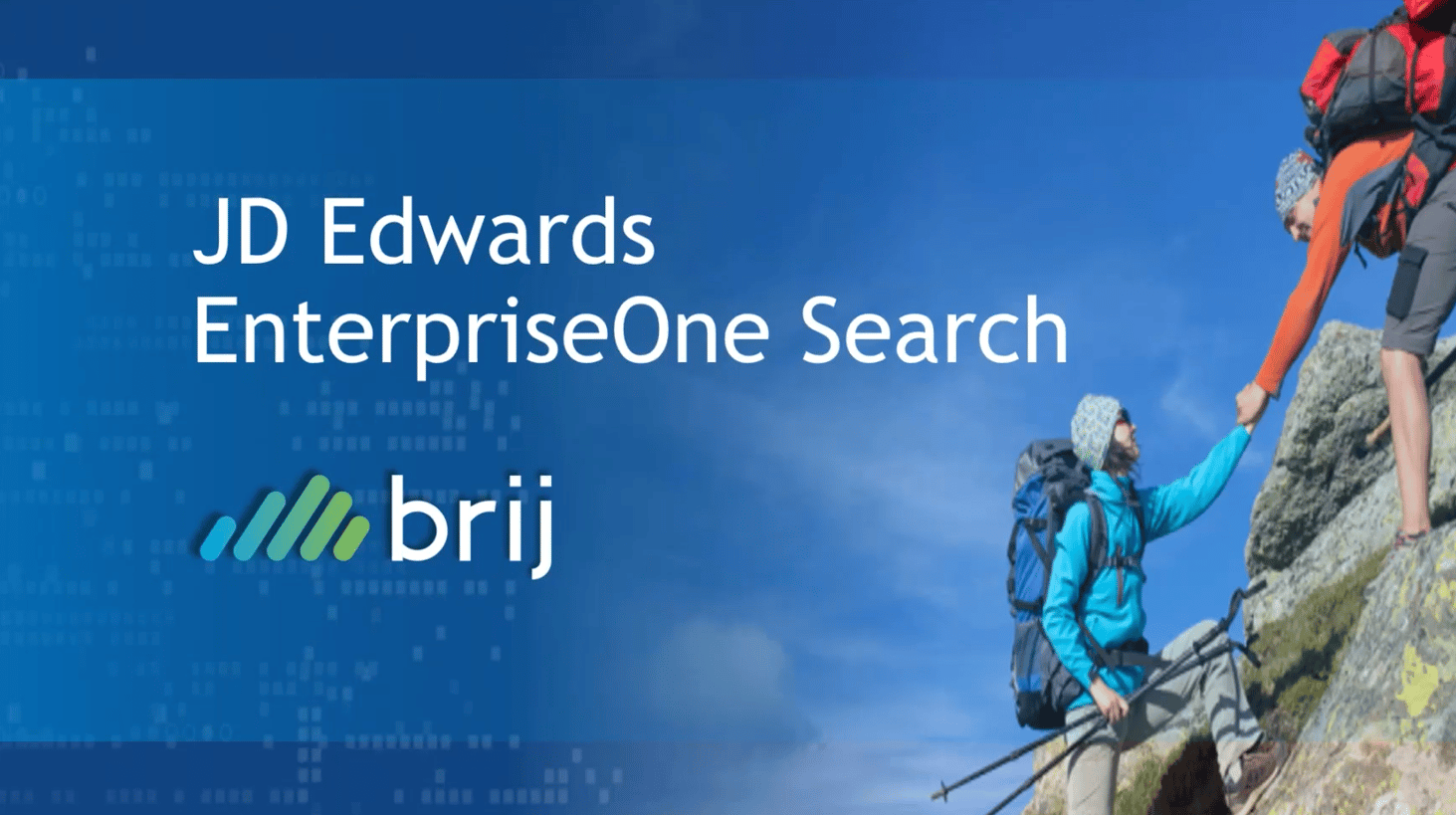 JD Edwards EnterpriseOne Search Webinar